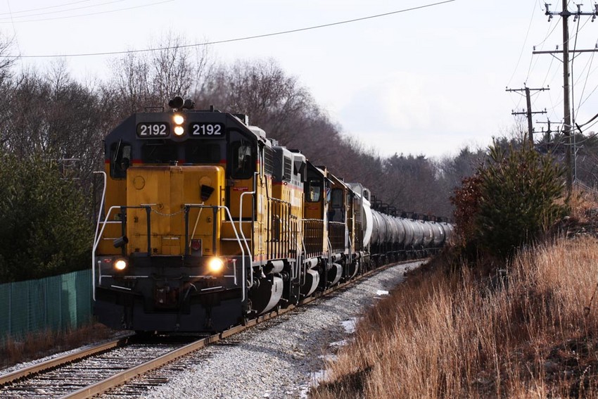 Train 608 passing through South Windham, CT: The NERAIL New England ...
