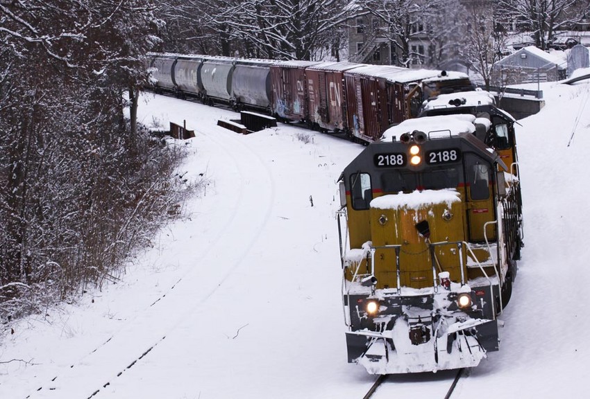 Train 608 arrives at Willimantic, CT: The NERAIL New England Railroad ...