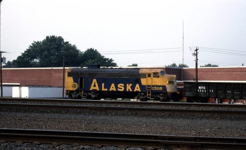 Alaska 1508 sits in West Springfield MA ready to head West: The NERAIL ...