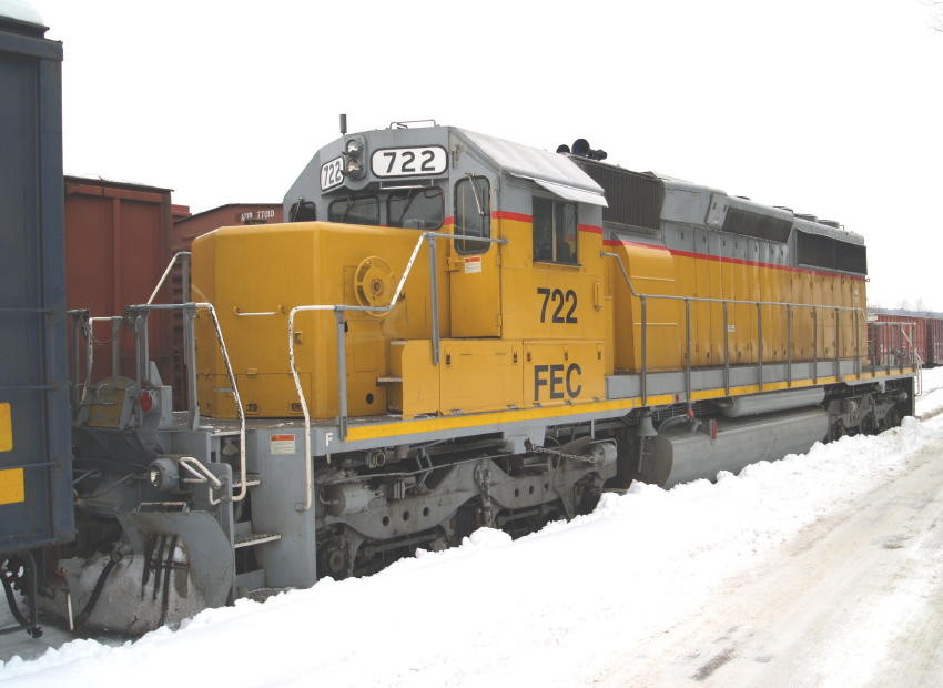 FEC SD-40 #722: The NERAIL New England Railroad Photo Archive