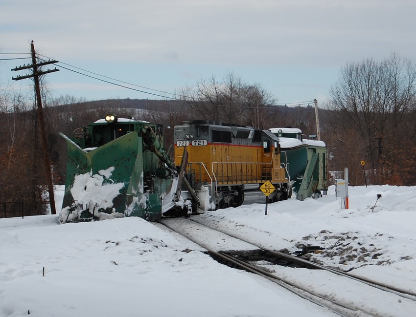 Plow Extra Arrives at Palmer: The NERAIL New England Railroad Photo Archive