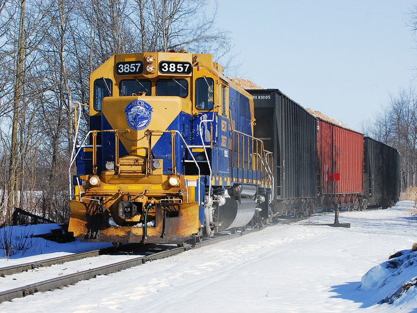 NECR 500 Chip Train rolls off East Swanton Spur: The NERAIL New England ...