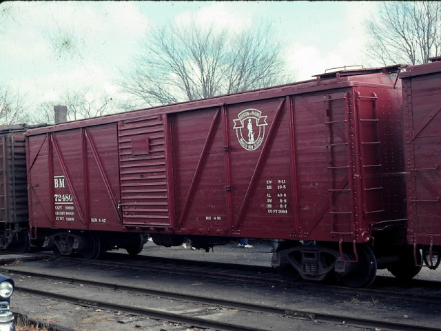 B&M boxcar: The NERAIL New England Railroad Photo Archive