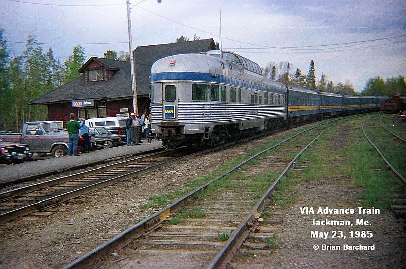 VIA RAIL Advance Train, Jackman, Me., .....No. 2: The NERAIL New ...