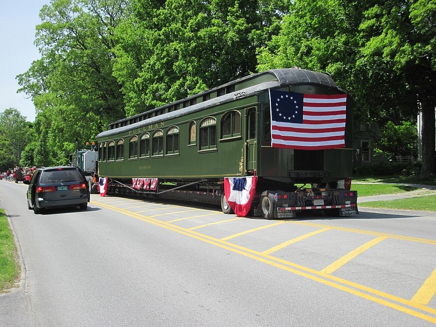 Pullman Palace Car moved to Hildene in Manchester Vt. -- June 04, 2011 ...