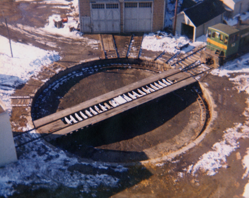 The "Armstrong" turntable and engine house at Belfast, ME (c1975): The ...