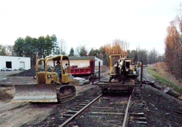 track rehab on CNE: The NERAIL New England Railroad Photo Archive