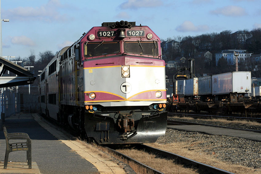 MBTA 1027 Worcester MA: The NERAIL New England Railroad Photo Archive