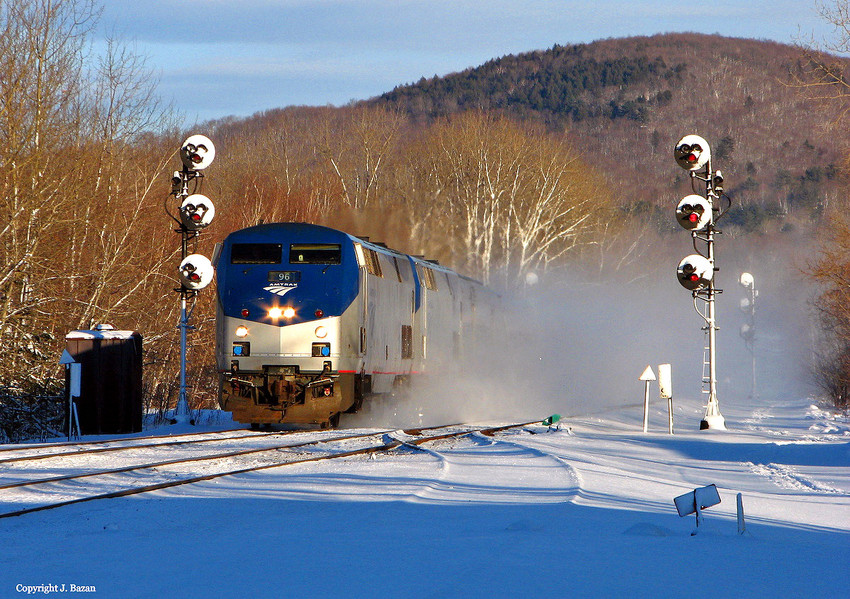 Amtrak 449 At Pittsfield, MA: The NERAIL New England Railroad Photo Archive