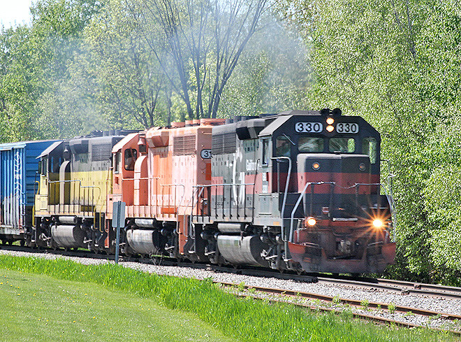 WABK eastbound at Pittsfield Maine: The NERAIL New England Railroad ...