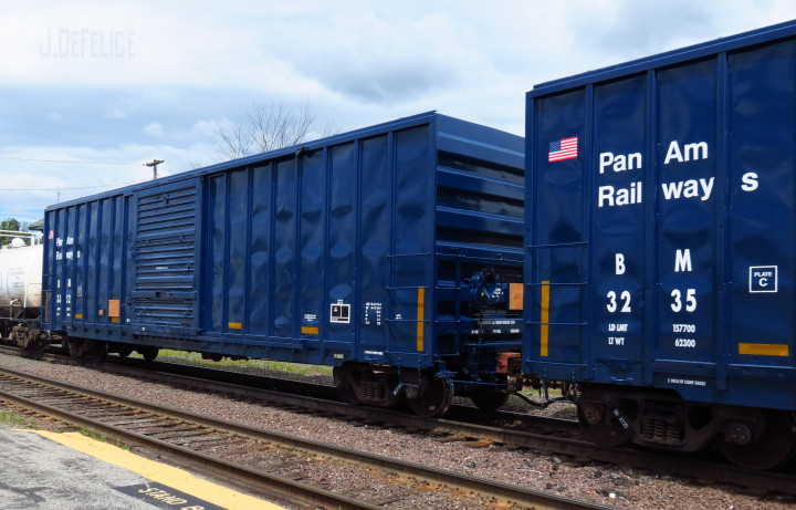 Freshly Painted B&M Boxcars, Now With Pan Am Logos: The NERAIL New ...