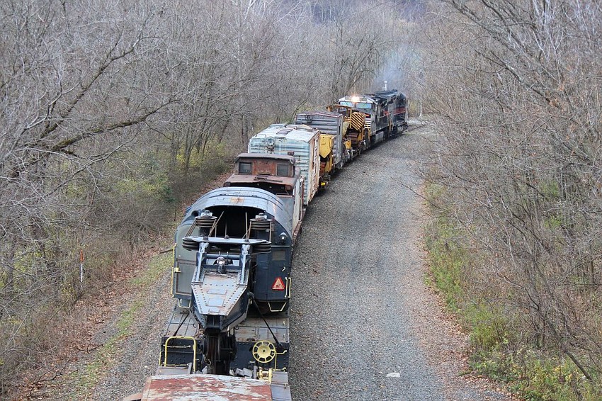 PanAm Southern westbound wreck train -- Wednesday October 31, 2012: The ...