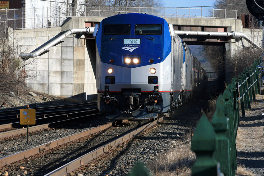 AMTK 110 Palmer MA: The NERAIL New England Railroad Photo Archive