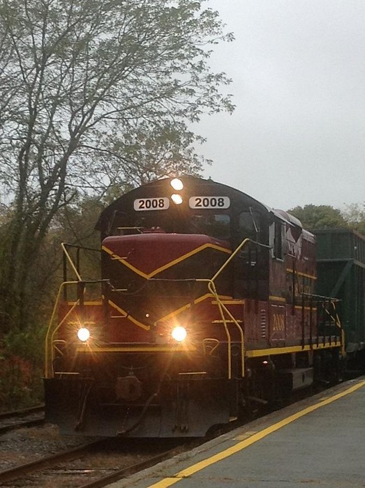 The Massachusetts Coastal Railroad's Energy Train On Friday October ...