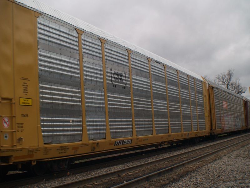 CSX Autorack with New Logo: The NERAIL New England Railroad Photo Archive