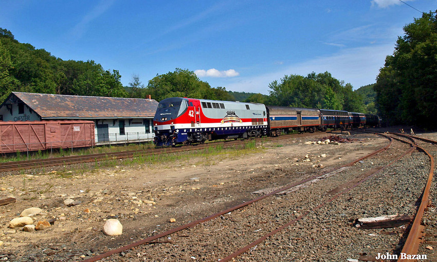 Amtrak 449 At Chester, MA: The NERAIL New England Railroad Photo Archive