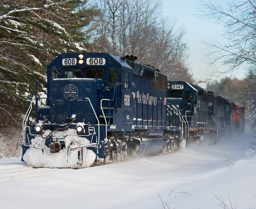 POWA 608 @ Mill Road (2): The NERAIL New England Railroad Photo Archive