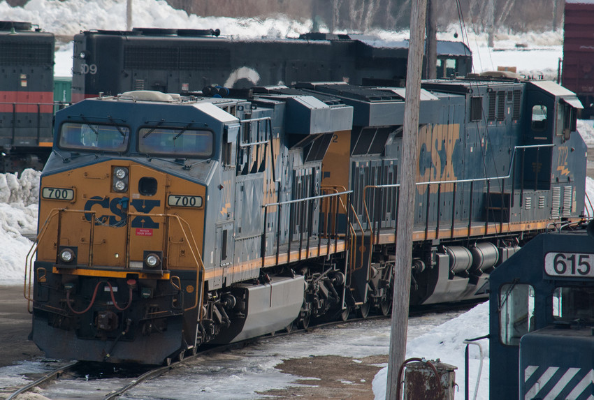 CSX 700 at Rigby Yard: The NERAIL New England Railroad Photo Archive