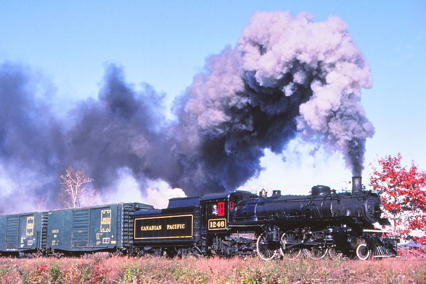 Ex-CPR 1246 at Rockingham, Vt: The NERAIL New England Railroad Photo ...