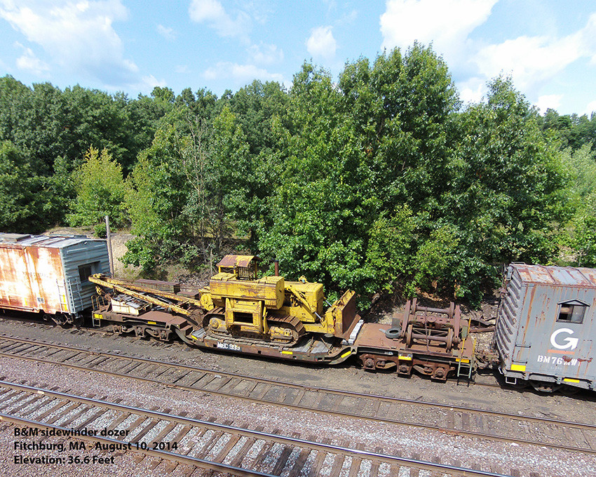 Aerial view of B&M Sidewinder Dozer @ Fitchburg: The NERAIL New England ...