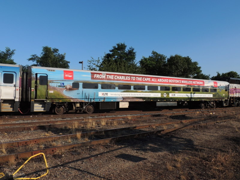 MBTA 221 on the Cape Flyer: The NERAIL New England Railroad Photo Archive