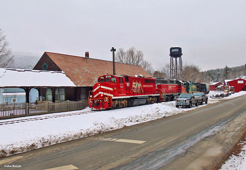 VTR 311 At Arlington, VT: The NERAIL New England Railroad Photo Archive