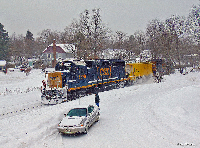 Snow Flanger At Hinsdale, MA: The NERAIL New England Railroad Photo Archive