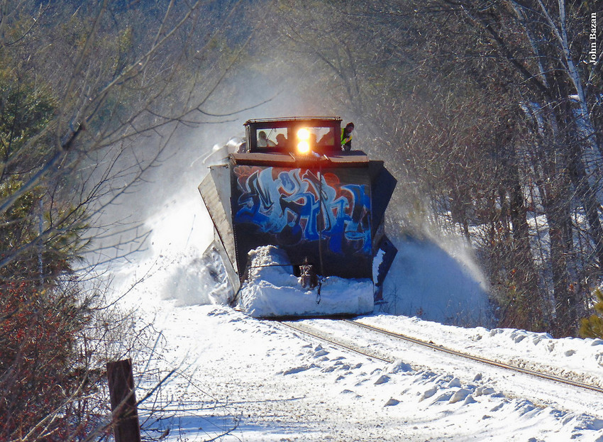 Plow Train At Wendell, MA - 2: The NERAIL New England Railroad Photo ...