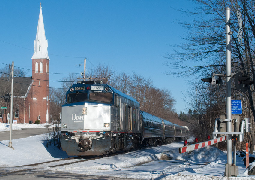 Amtrak 684 At Rollinsford NH: The NERAIL New England Railroad Photo Archive