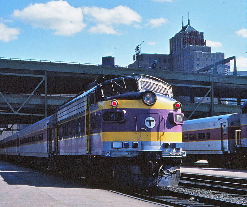 MBTA @ North station, Boston, Ma.: The NERAIL New England Railroad ...