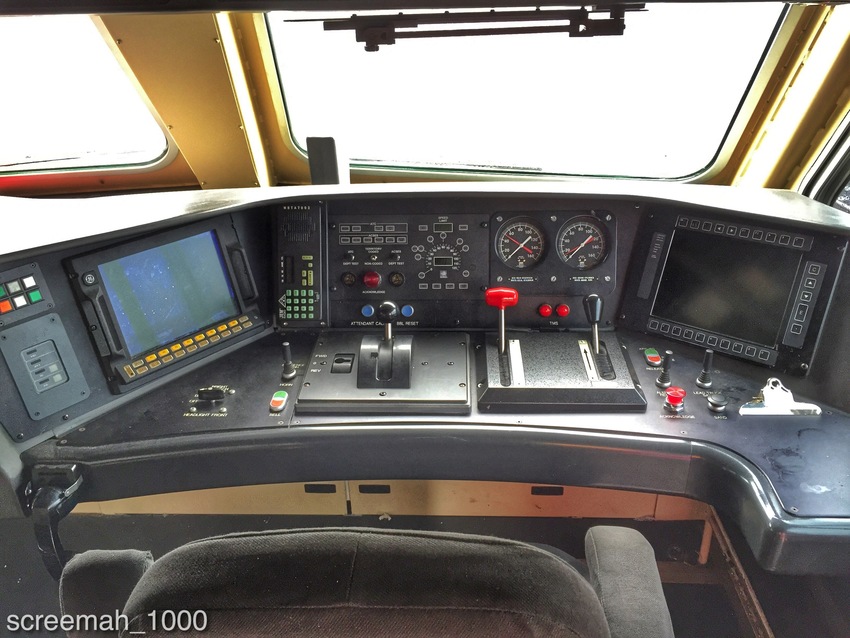 In the Cab of HSP46 #2008: The NERAIL New England Railroad Photo Archive