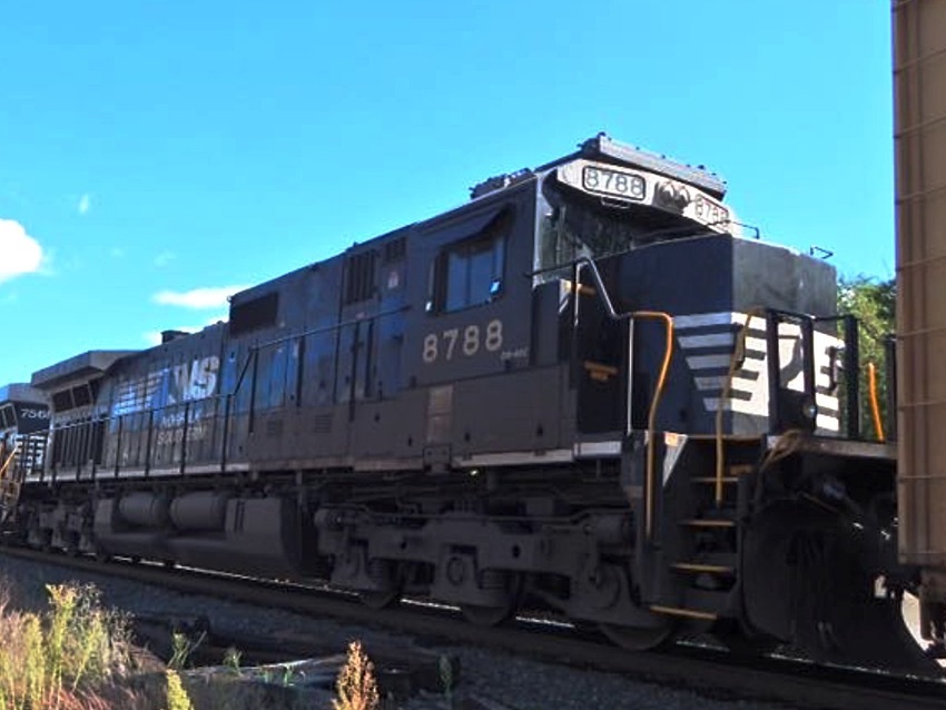NS 8788 with PTC: The NERAIL New England Railroad Photo Archive