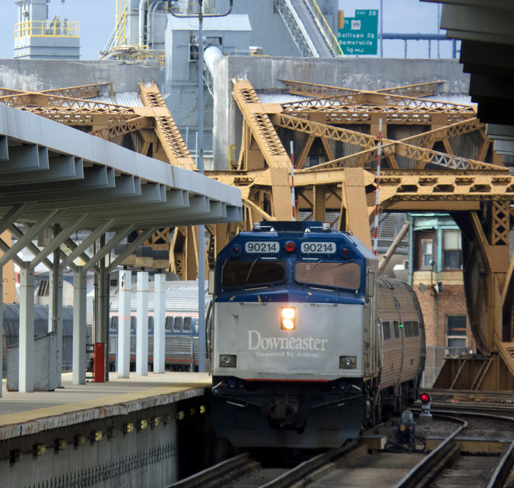 Amtrak Downeaster arrives North Station: The NERAIL New England ...