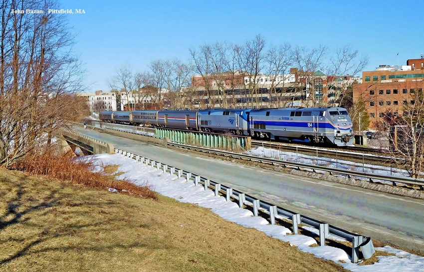 Amtrak Train 449 At Pittsfield, MA: The NERAIL New England Railroad ...