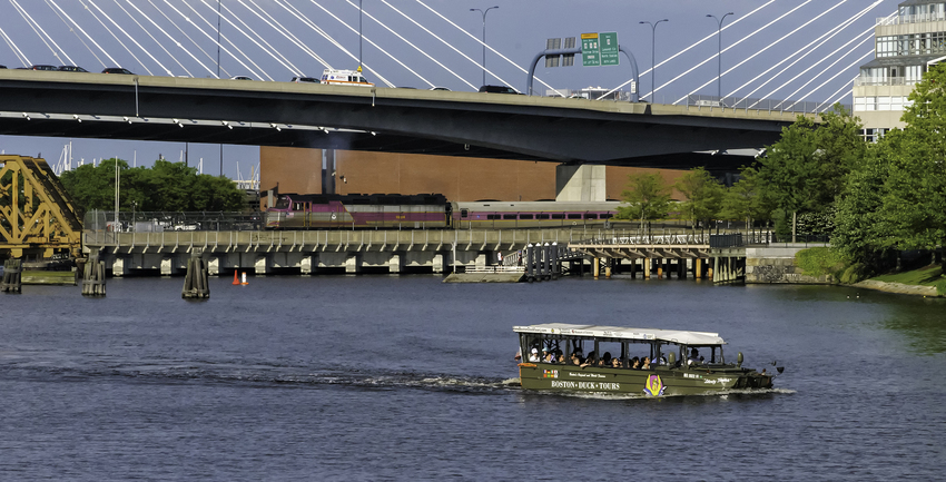 MBTA Train 171 Approaching Charles River Drawbridge: The NERAIL New ...