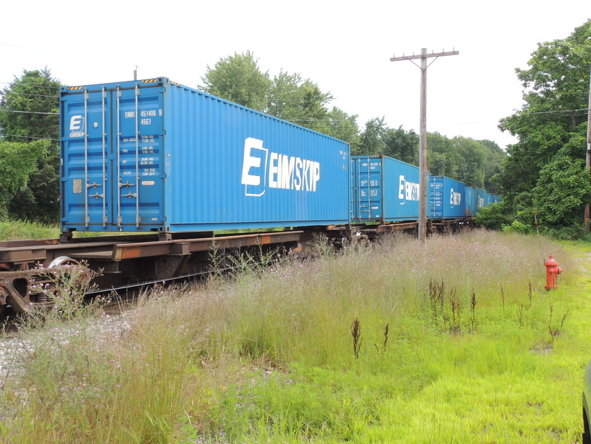 Eimskip Containers with Poland Spring Water at Ayer, MA: The NERAIL New ...