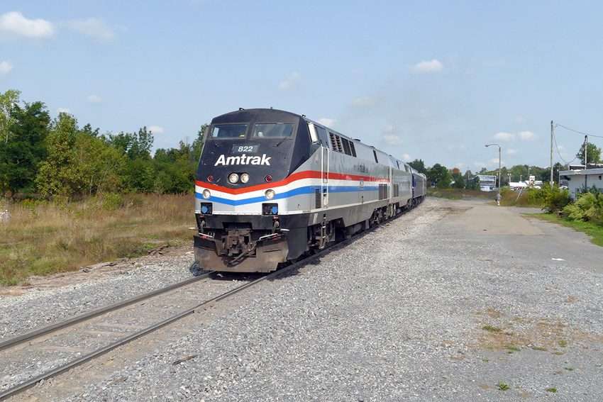 Amtrak #822 at Auburn, New York: The NERAIL New England Railroad Photo ...