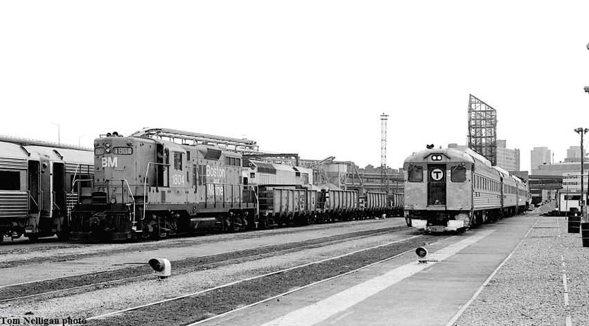 new rail for North Station: The NERAIL New England Railroad Photo Archive