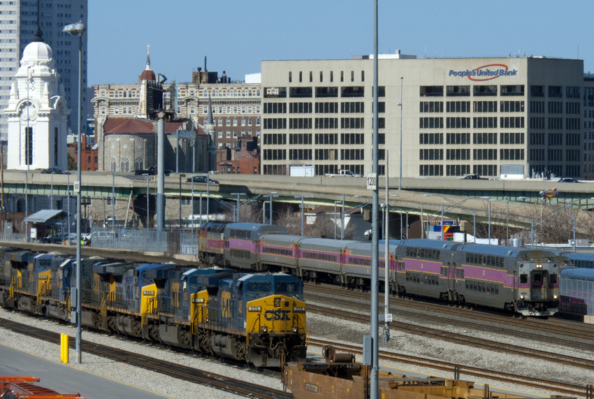 MBTA departs Worcester: The NERAIL New England Railroad Photo Archive