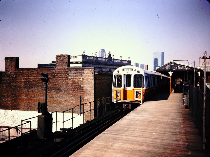 Last Days of MBTA Orange Line Washington Street Elevated: The NERAIL ...