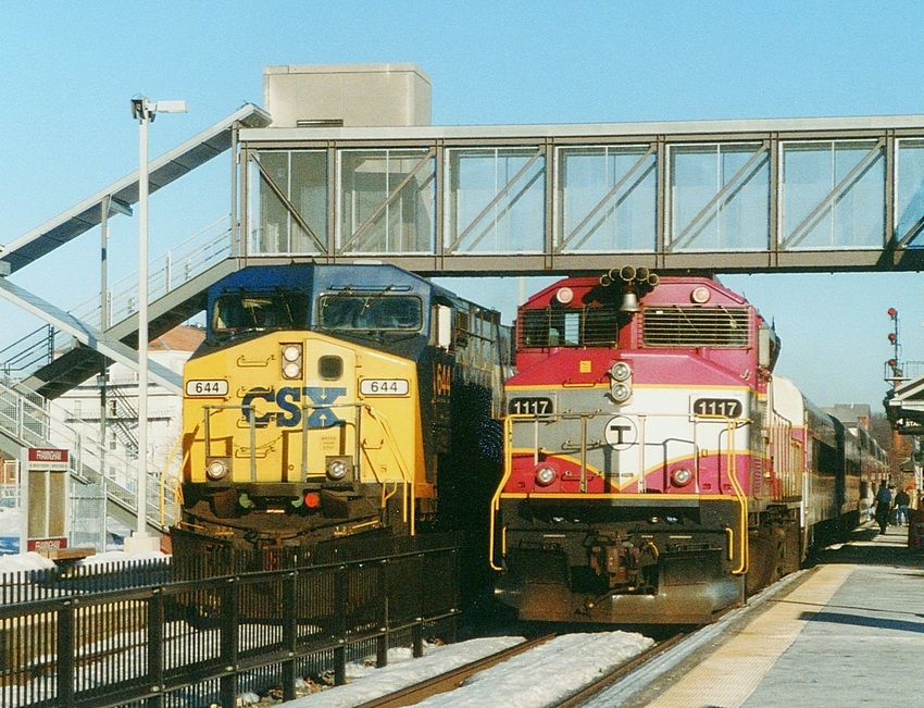 CSX AC60 & MBTA GP40MC: The NERAIL New England Railroad Photo Archive