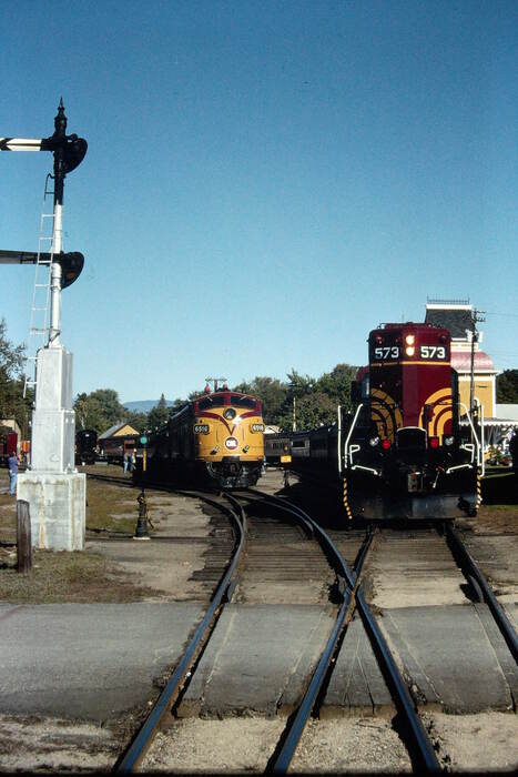 The Notch train prepares for departure!: The NERAIL New England ...