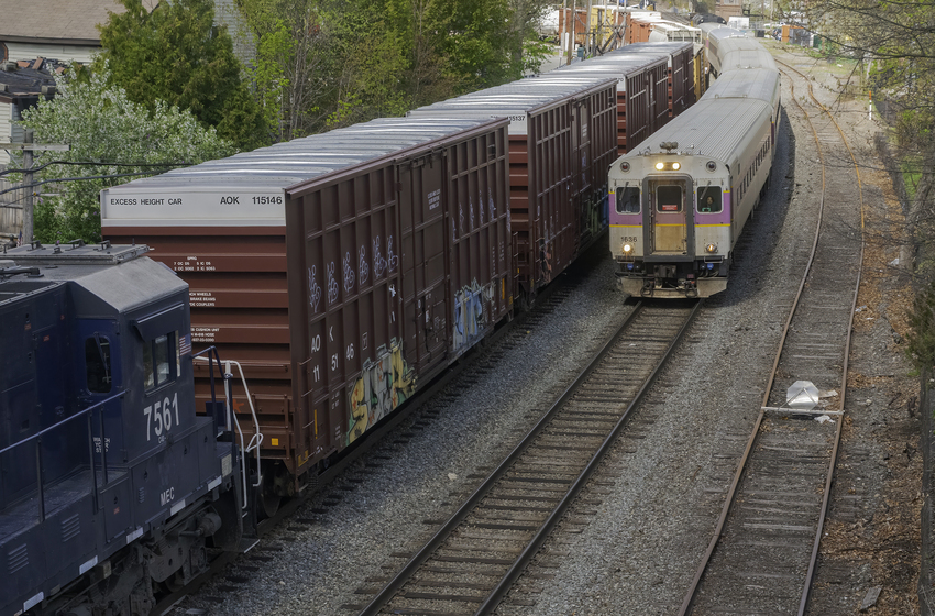 MBTA Train 410 Passing AYPO in Ayer: The NERAIL New England Railroad ...