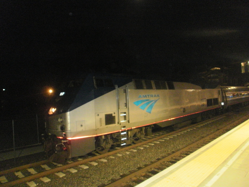 AMTRAK regional train #148 @Wallingford 920p: The NERAIL New England ...