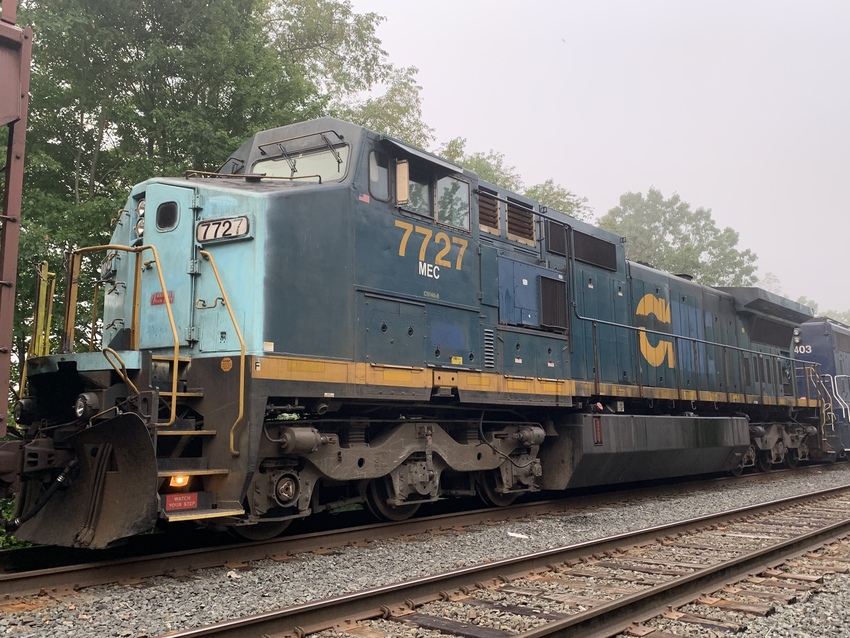 Empty Grain Train Helper: The NERAIL New England Railroad Photo Archive
