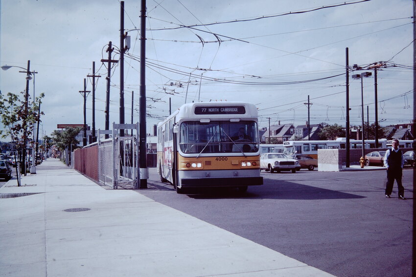 Flyer E800 trackless trolley: The NERAIL New England Railroad Photo Archive