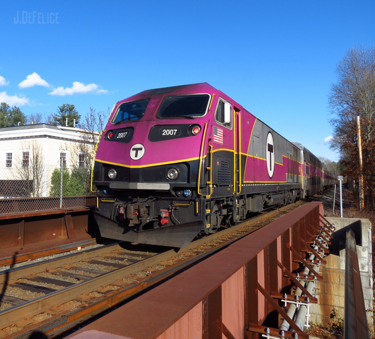 MBTA Commuter 518 at Southborough MA: The NERAIL New England Railroad ...