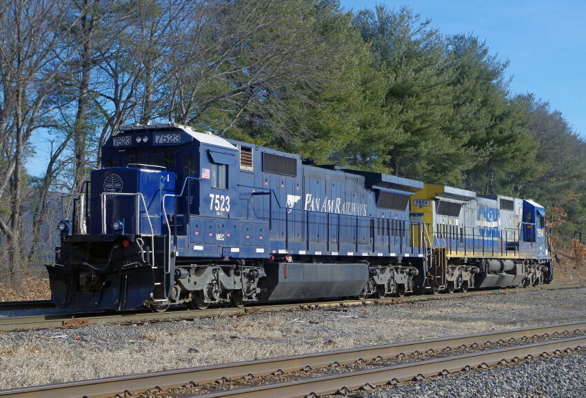 Pan Am @ Ayer, Ma.: The NERAIL New England Railroad Photo Archive