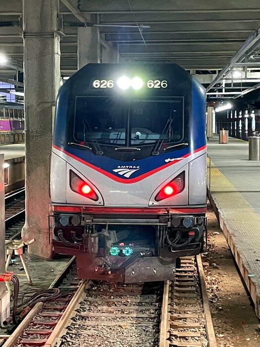 Amtrak Sprinter at South Station: The NERAIL New England Railroad Photo ...