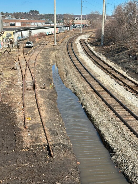 North view from Millbrook St: The NERAIL New England Railroad Photo Archive